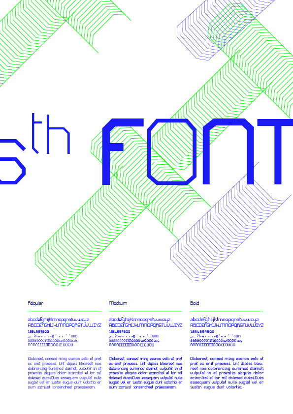 My fifth font - Studio Piknik
